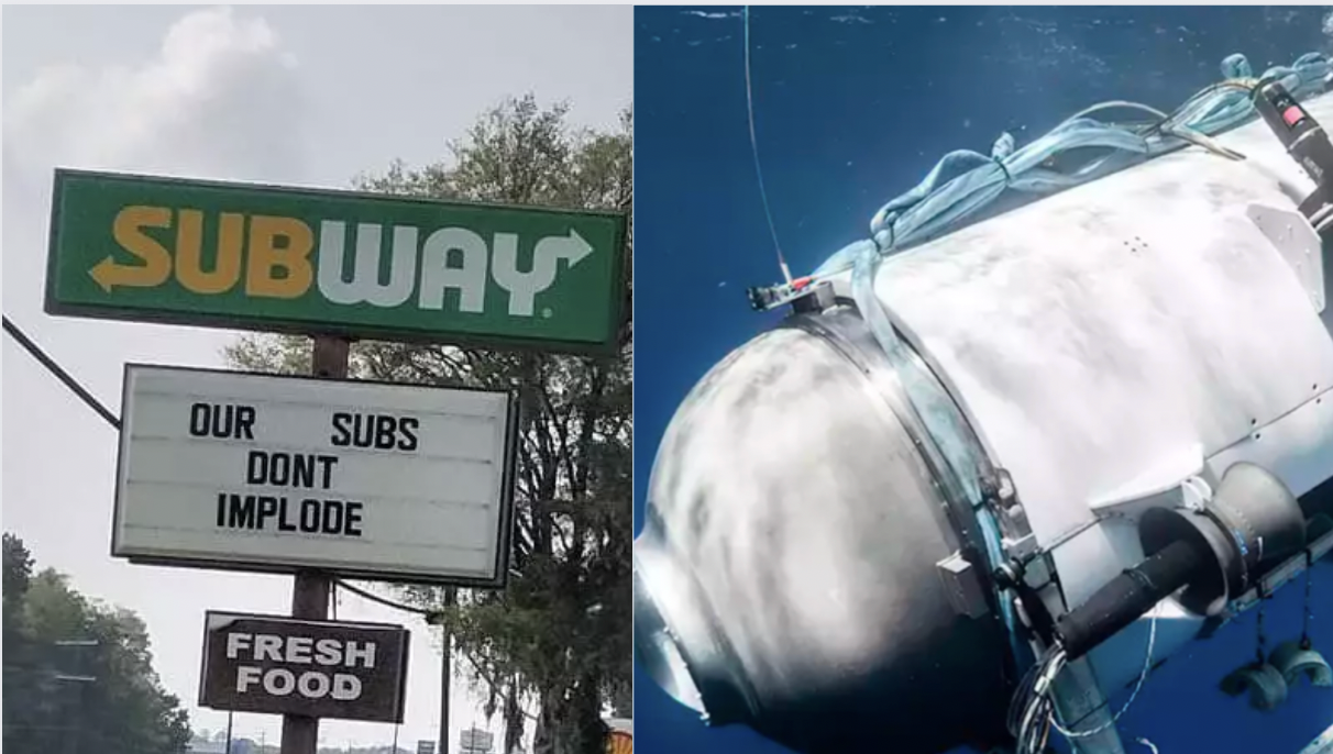 Subway Restaurant Criticized for 'Poor Taste' after Putting Titan Sub ...