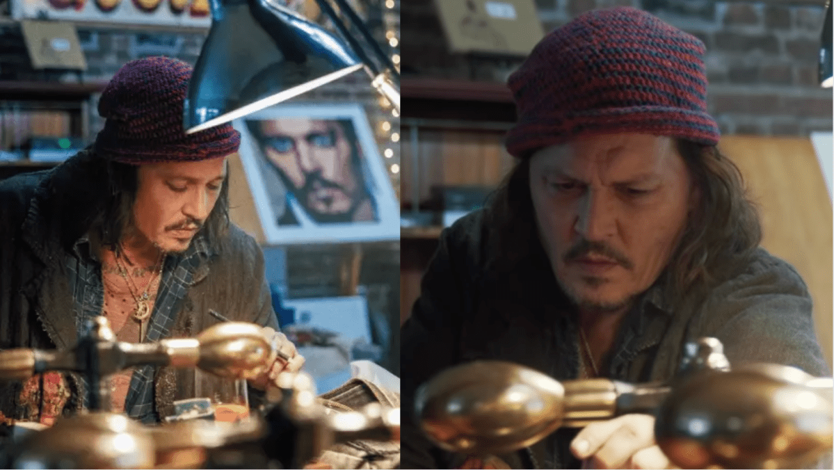 Johnny Depp Unveils Huge Self-portrait He Painted during 'Dark' Battle ...