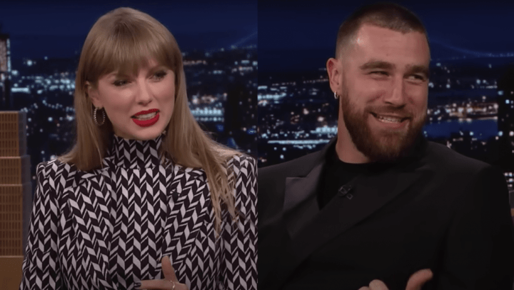Chiefs Star Travis Kelce Arrives at Hotel in Taylor Swift's Range Rover