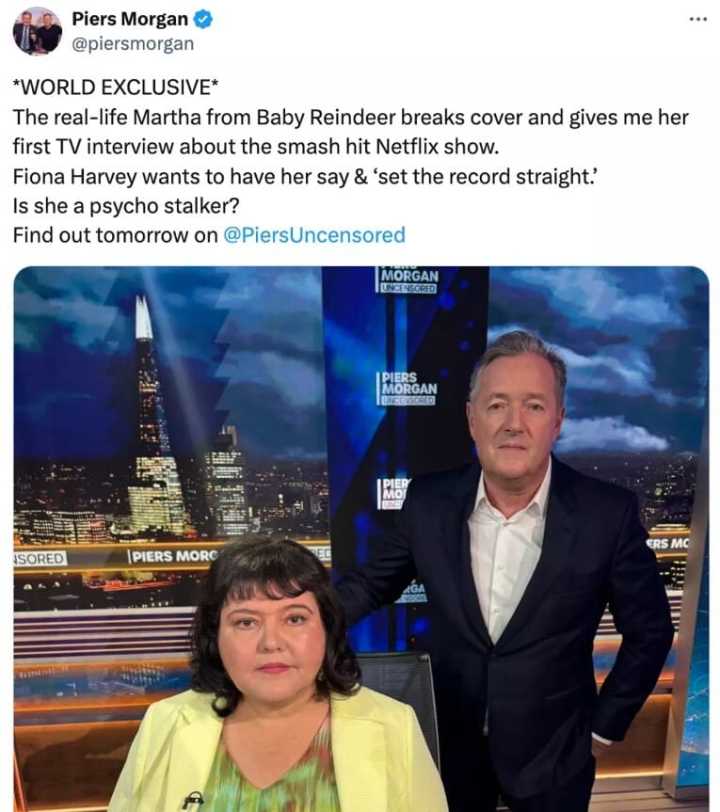 Baby Reindeer's 'Real Life Martha' to Give First Real Interview Since ...