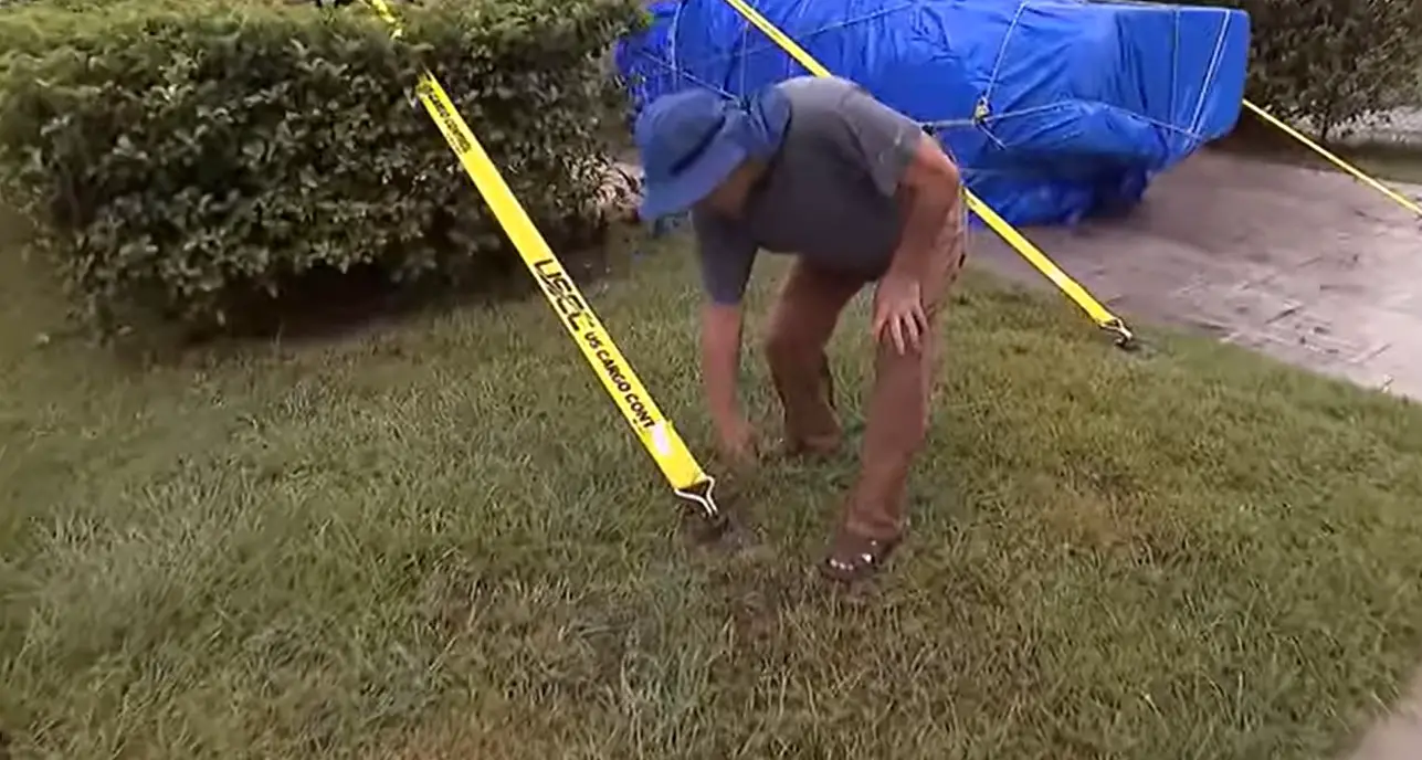 Here Is An Update On 'Legend' Who Strapped His Entire House Down